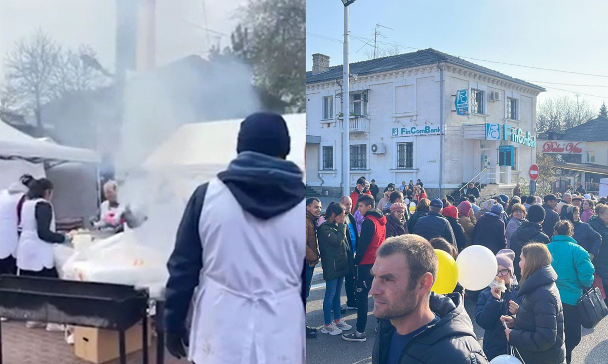Carnaciori oferiti gratis, la hramul de la Orhei. Oamenii s-au calcat ...