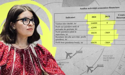Remunerarea Anastasiei Taburceanu la MoldATSA: venit de circa 8 ori ...