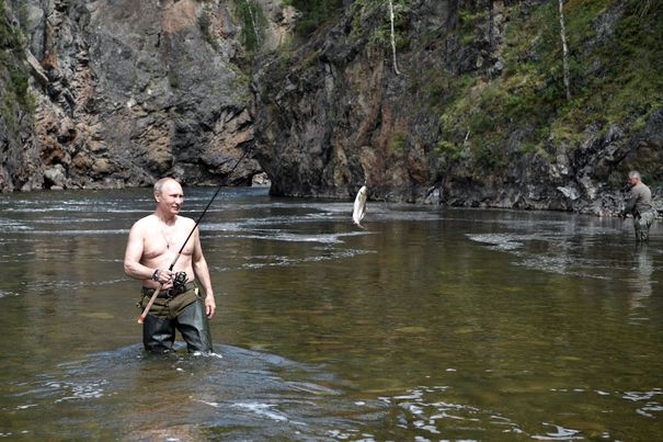Vacanta lui Vladimir Putin, in imagini. Kremlinul face publice ...