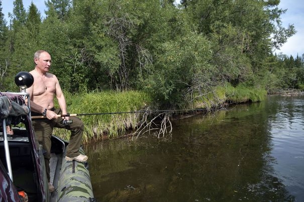 Vacanta lui Vladimir Putin, in imagini. Kremlinul face publice ...