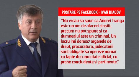 Ex-Procurorului de Chisinau, Ion Diacov, spune ca a vorbit cu Andrei ...