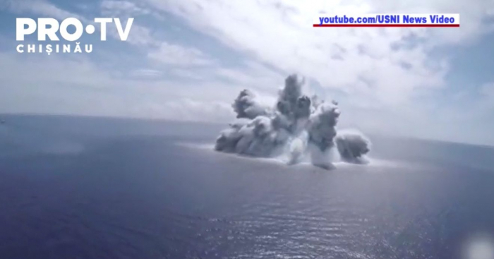 O explozie controlata in Oceanul Pacific a provocat un cutremur de 3,9 ...