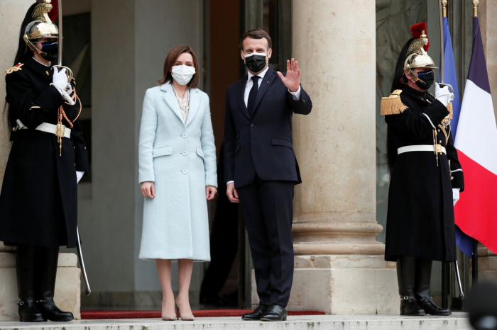 Maia Sandu, dupa ce Emmanuel Macron a fost reales ca presedinte al ...