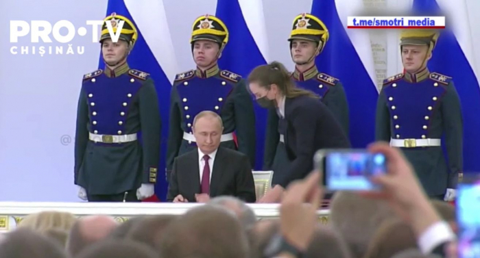 Rusia a anexat cele patru regiuni ale Ucrainei, dupa asa-zisele ...