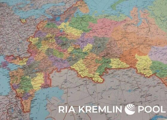 Harti ale Rusiei cu teritoriile ucrainene anexate, publicate la Moscova