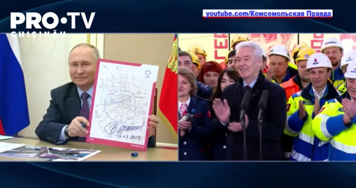 Putin a inaugurt din birou Marea Linie Circulara a metroului din ...