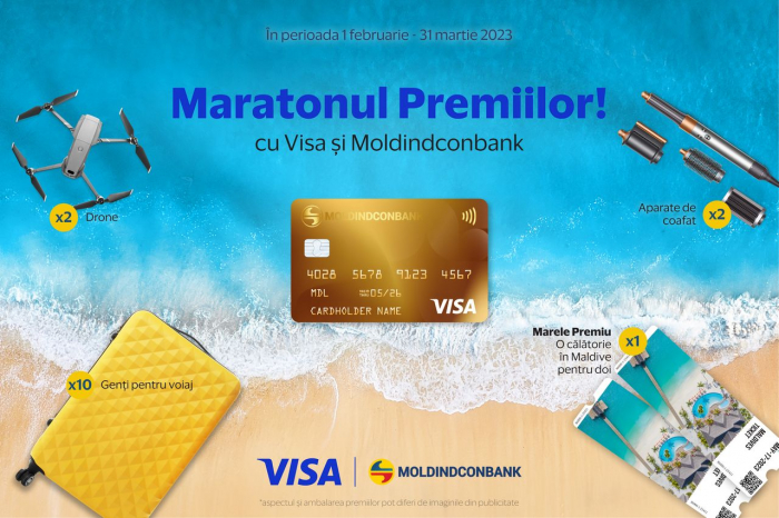 Moldindconbank si Visa continua Sezonul Dragostei si sunt gata sa te trimita in Maldive