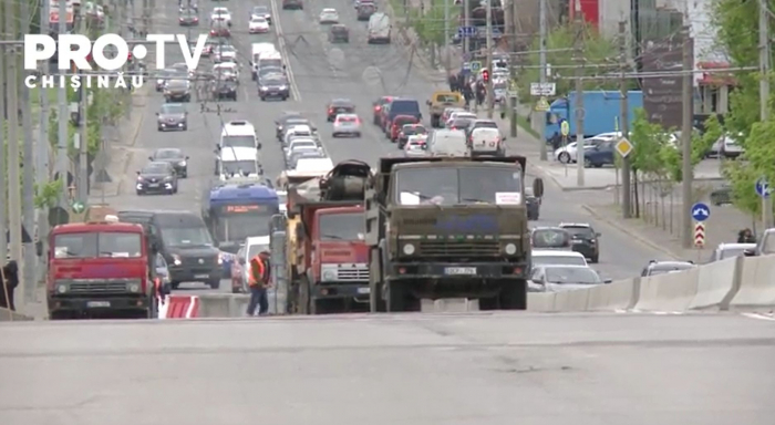 Aglomeratie de masini in capitala, dupa ce podul de pe strada Mihai ...