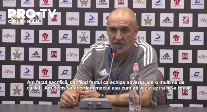 Antrenorul Roberto Bordin, prima reactie dupa meciul cu Maccabi: „Am ...