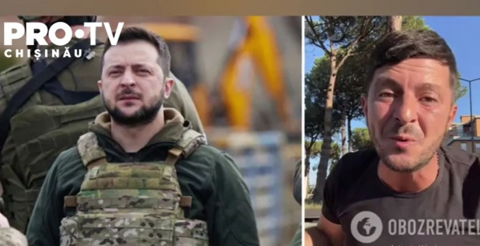O dublura a lui Zelenski, gasita in Italia. Un vanzator obisnuit de ... O dublura a lui Zelenski, gasita in Italia. Un vanzator obisnuit de ...