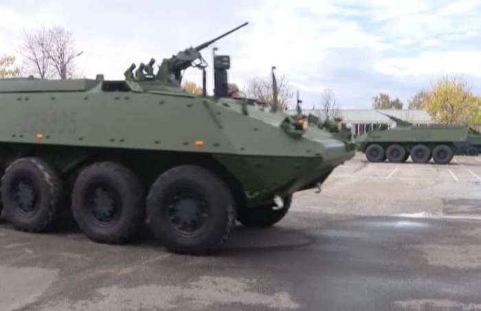 Ultimele patru blindate din cele 19, donate de Germania, au fost ...