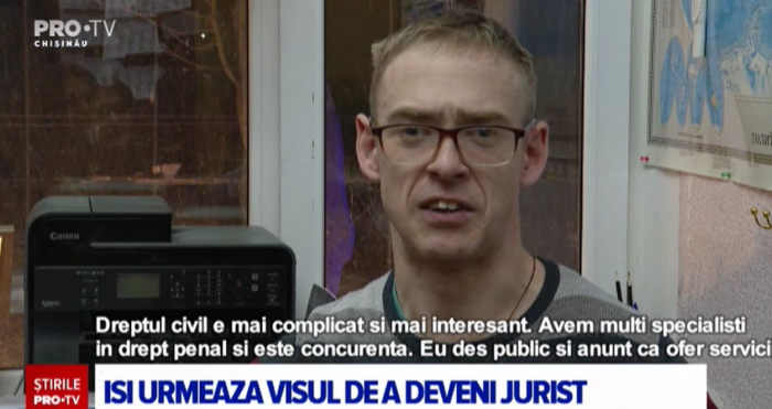 Isi urmeaza visul de a deveni jurist si demonstreaza ca se poate. Un tanar din capitala care si ...