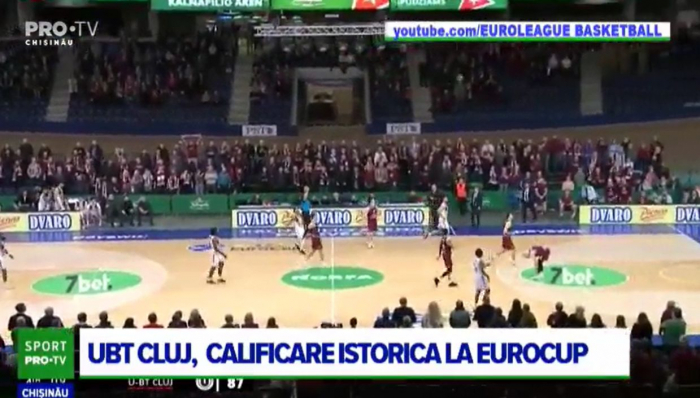 UBT Cluj-Napoca a reusit o performanta istorica pentru baschetul ...