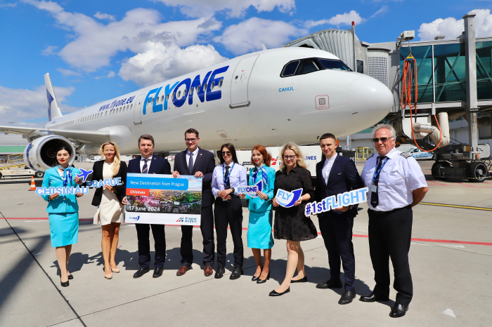 FLYONE a inaugurat zboruri din Chișinău spre Praga!