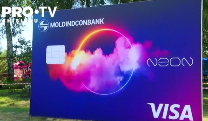 Moldindconbank și Visa anunță lansarea cardului Neon: „Acest produs este creat pentru persoane ...