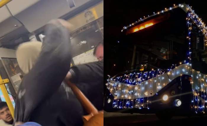 Bătaie într-un troleibuz din capitală: Un tânăr a luat la pumni și a ...
