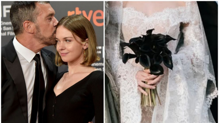 Stella, fiica lui Antonio Banderas, a avut la nuntă un buchet de cale ...