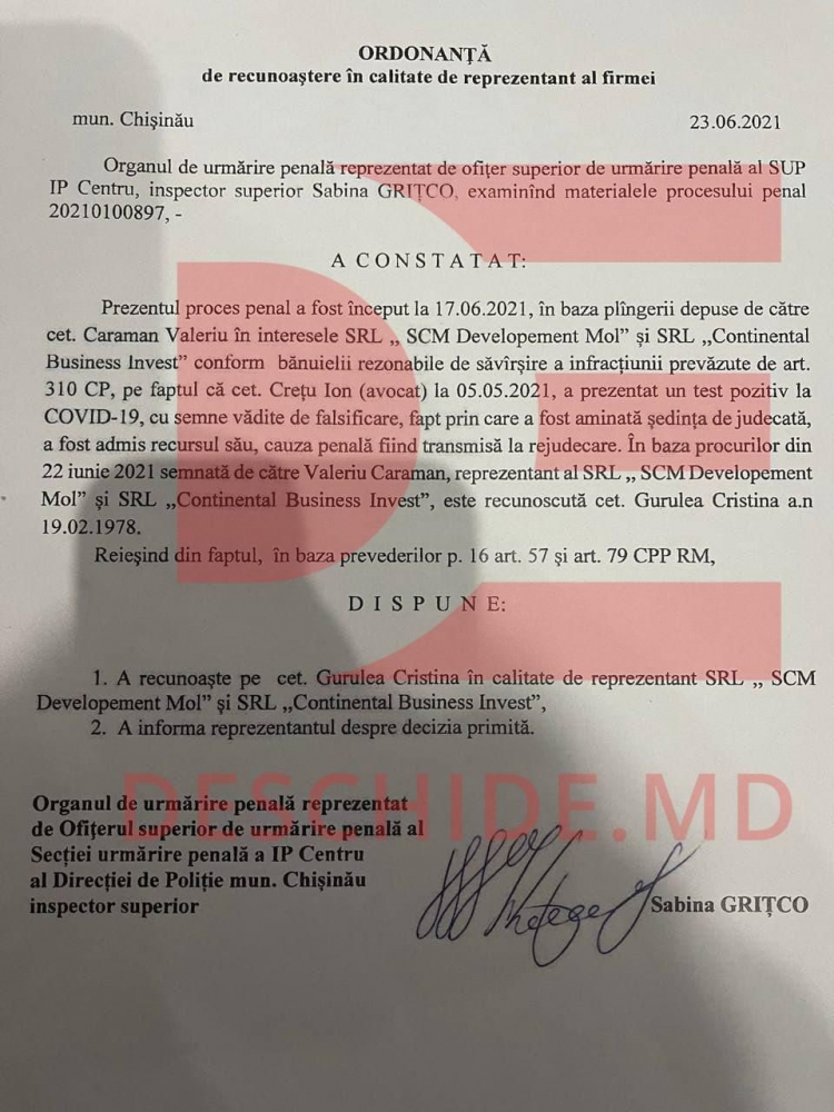 Avocatul lui Platon si-ar fi falsificat testul la COVID pentru a ...