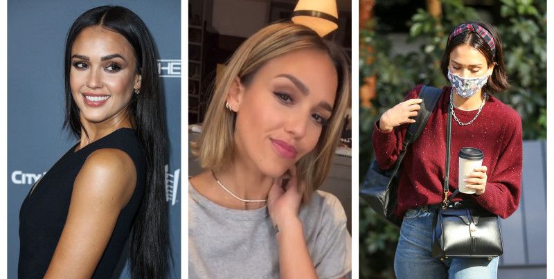 Jessica Alba, trei schimbari radicale de look in mai putin de un an ...