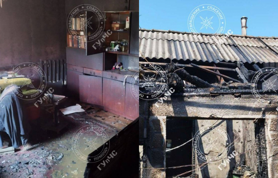 Casa mistuita de flacari, la Tiraspol. De la ce a pornit focul