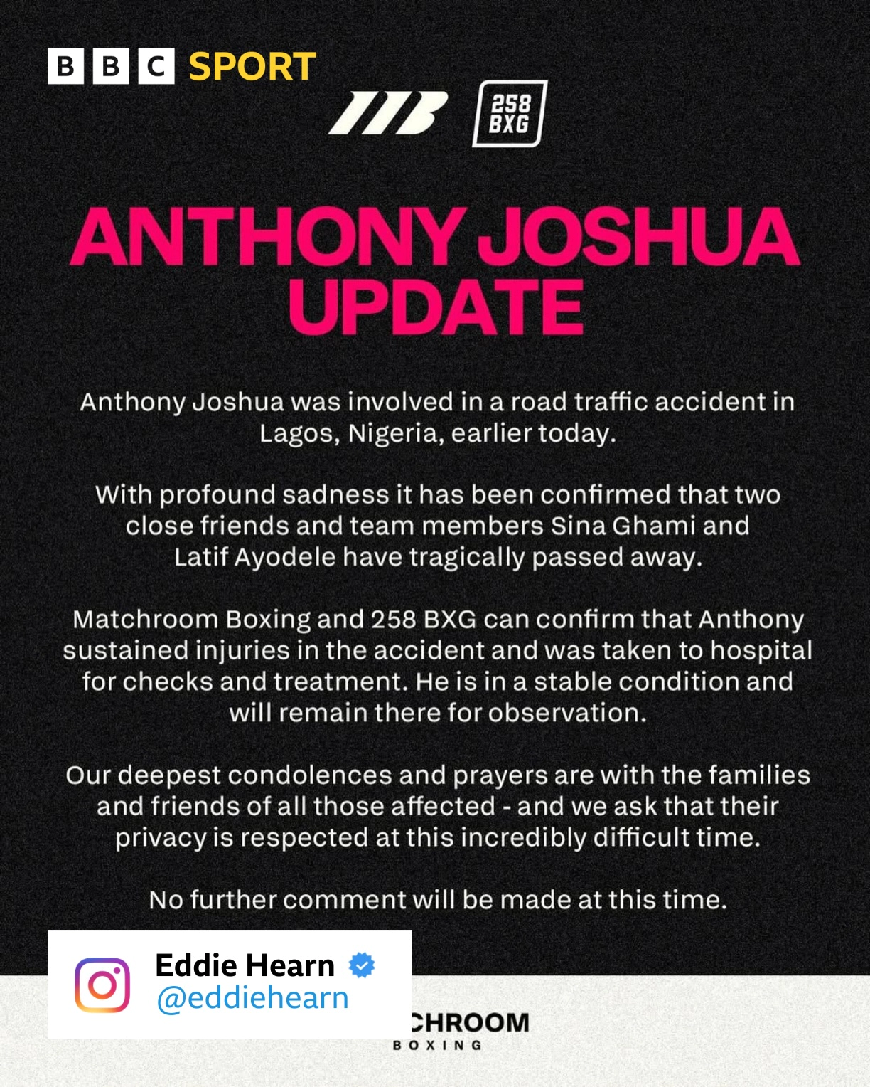 Noi detalii despre starea lui Anthony Joshua. Boxerul și-a pierdut doi ...